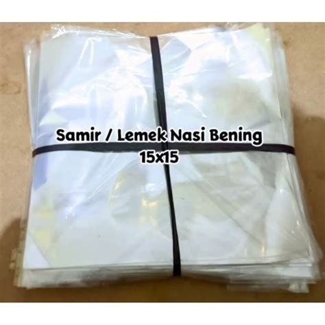 Jual Lemek Plastik 15x15 Isi 100 Lemek Plastik Bening 15x15 Shopee Indonesia