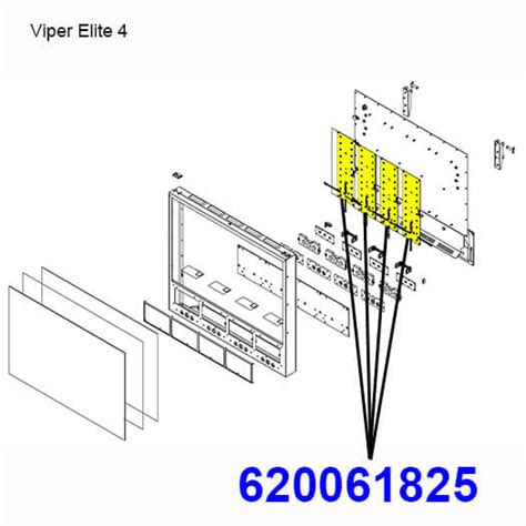 Backlight Panel Pcba W Led Circuit For Viper E2 3 4 Gulf Ice Systems