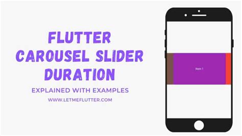 How To Set Flutter Carousel Slider Duration Easy Flutter Code Examples Let Me Flutter