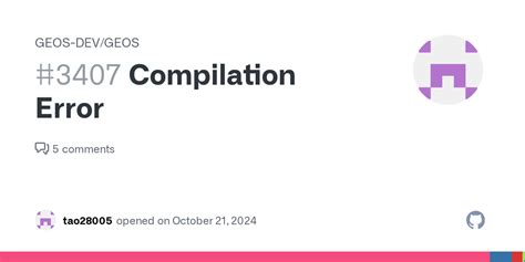 Compilation Error Issue 3407 GEOS DEV GEOS GitHub