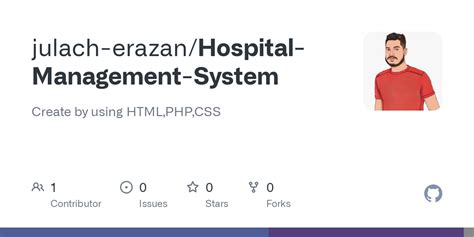 Github Julach Erazanhospital Management System Create By Using Html