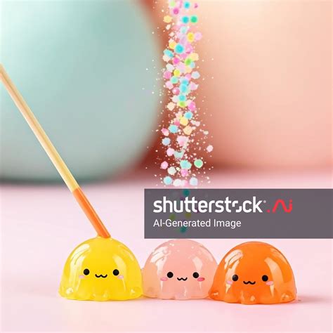 Kawaii Squishy Blob Characters Shaped Like Ai Generated Image 2591729037 Shutterstock