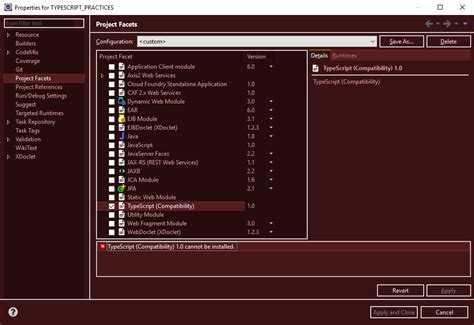 Eclipse Typescript Compatibility 10 Cannot Be Installed Stack Overflow