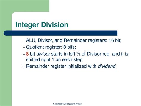 Ppt Multiplication And Division Algorithms Powerpoint Presentation Free Download Id 1268206