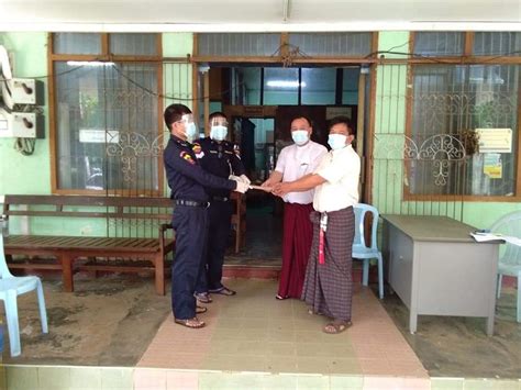 လှိုင်မြို့နယ်ကိုဗစ် ၁၉ထိန်းချုပ်ရေး နှင့်အရေးပေါ်တုံ့ပြန်ရေးကော်မတီသို့ဌာနဆိုင်ရာများမှအလှူ င