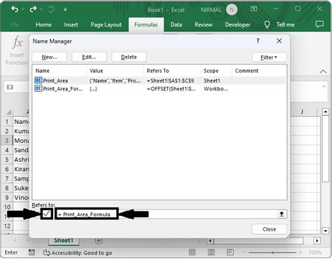 How To Create A Dynamic Print Area In Excel