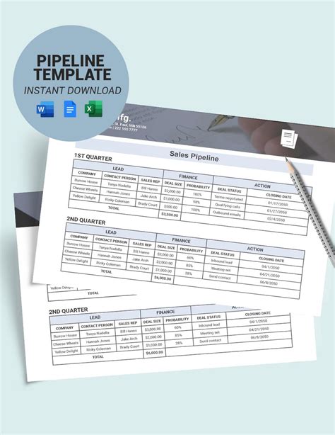 Sales Pipeline Analysis Template Google Docs Excel Word Template Net