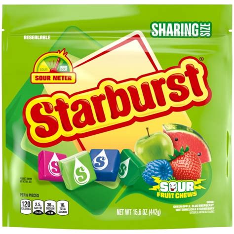 Starburst Sours Chewy Sharing Size
