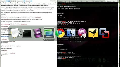 Metasploit Mac Os X Post Exploitation Enumeration And Hash Dump Youtube