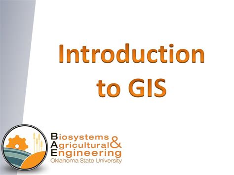 PPT Introduction To GIS PowerPoint Presentation Free Download ID