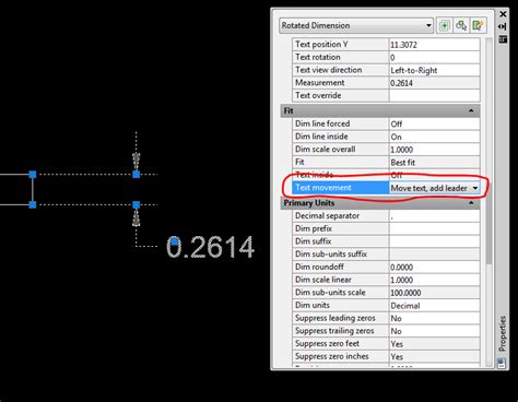How To Move A Dim Text Along The Leader Line AUTOCAD 2011 Babe Project Questions