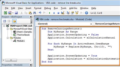 Visual Basic Code Examples For Excel Pdf