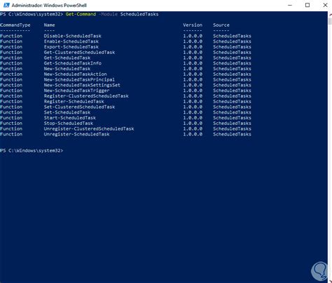 Crear Y Administrar Tareas Programadas Con Powershell ️ Solvetic