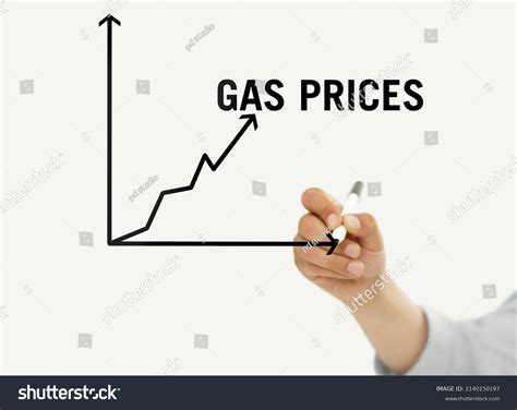 Businessman Drawing Gas Prices Chart Stock Photo Shutterstock