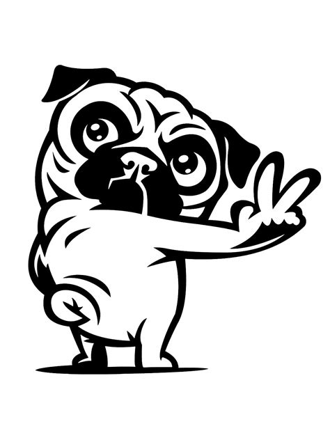 Pug Stencils
