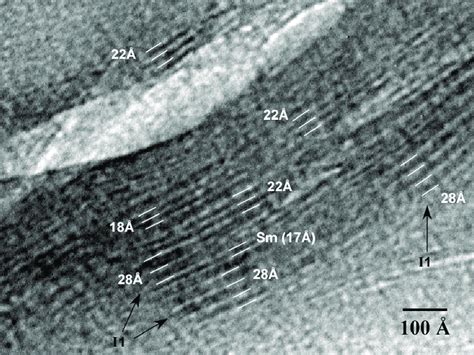 Characteristic Lattice Fringe Image Of Sample 2kg6 Treated With N C
