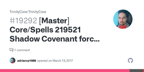 Master Corespells 219521 Shadow Covenant Force Logouts Caster
