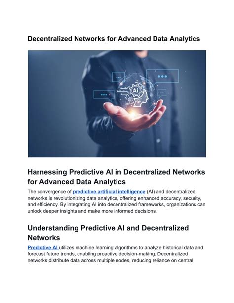 Ppt Decentralized Networks For Advanced Data Analytics Powerpoint