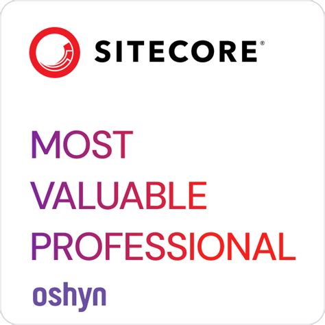 Eight Oshyn Team Members Recognized As Sitecore Mvps Newswire