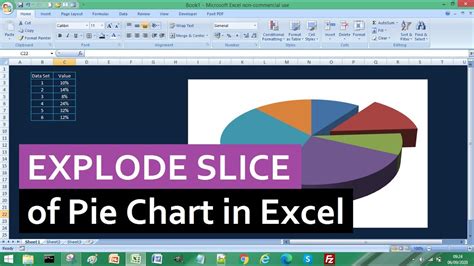 Explode A Slice Of Pie Chart In Excel Youtube