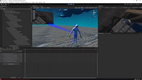 model ik bone is streching in playmode and the player is moving on its