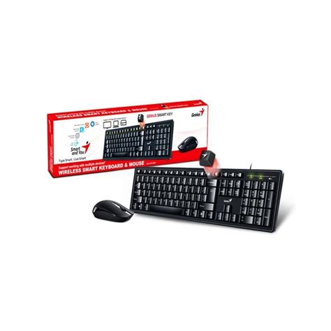 Genius Km 8200 Wireless Keyboard Mouse Combo Customizable Keys Qcrs