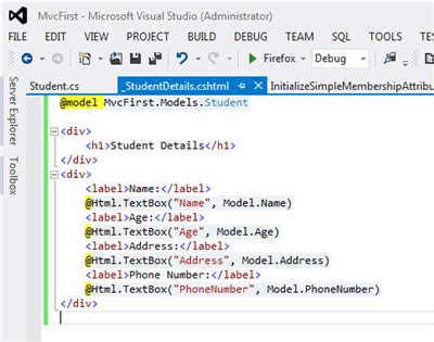 Asp Net Mvc Partial Views For Beginners Codeproject