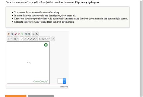 Solved Draw The Structure Of The Acyclic Alkane S That