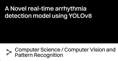 A Novel Real Time Arrhythmia Detection Model Using Yolov8