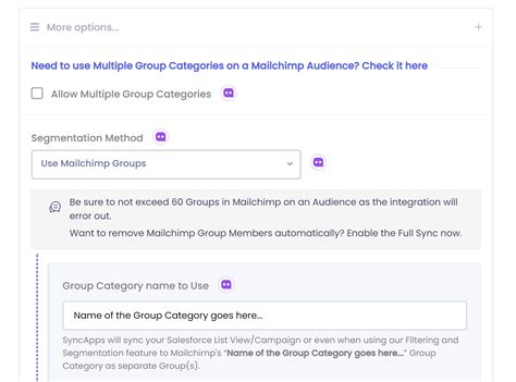 Salesforce Campaigns Or List Views Integrated To Mailchimp Groups Help Center