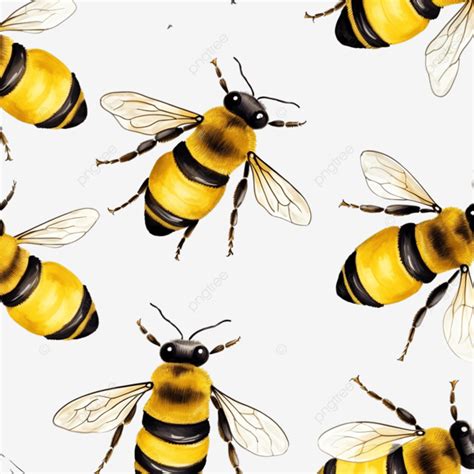 꿀벌 노란색 배경 벌 배경 꿀 Png 일러스트 및 이미지 에 대한 무료 다운로드 Pngtree