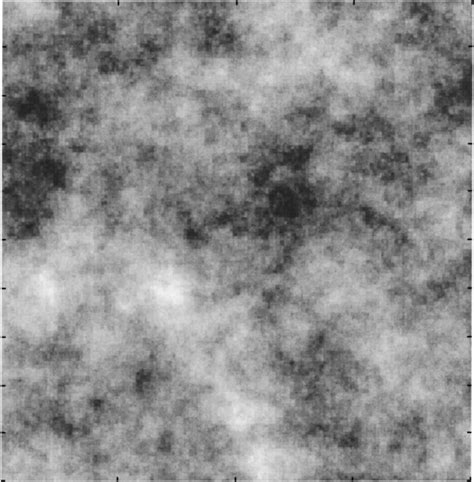 two dimensional isotropic gaussian random field with exponential