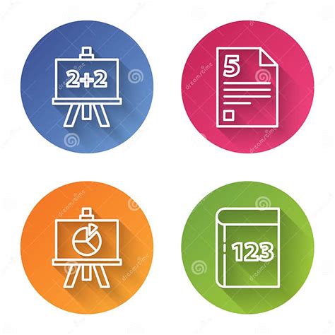 Set Line Calculator Infinity Xyz Coordinate System And Test Or Exam Sheet And Pen Color