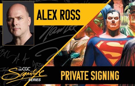 Alex Ross Announces Collaboration With Cgc For Private Signing
