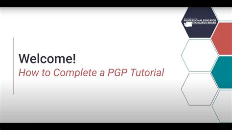 Tutorial Completing A Professional Growth Plan Pgp Youtube