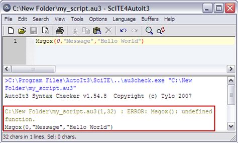 Code Seeker Getting Familiar With AutoIt3 Script Editor