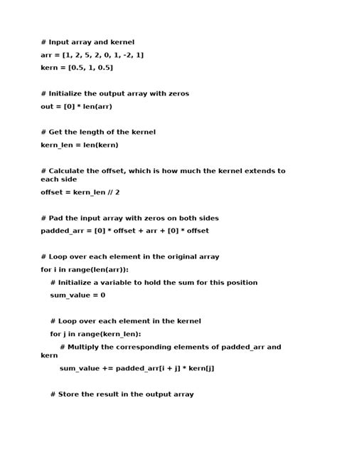 Explanation Exercise10 Python Pdf Convolution Computer Engineering