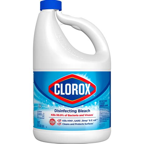 Clorox Disinfecting Liquid Bleach Cleaner Regular Scent 121 Fl Oz