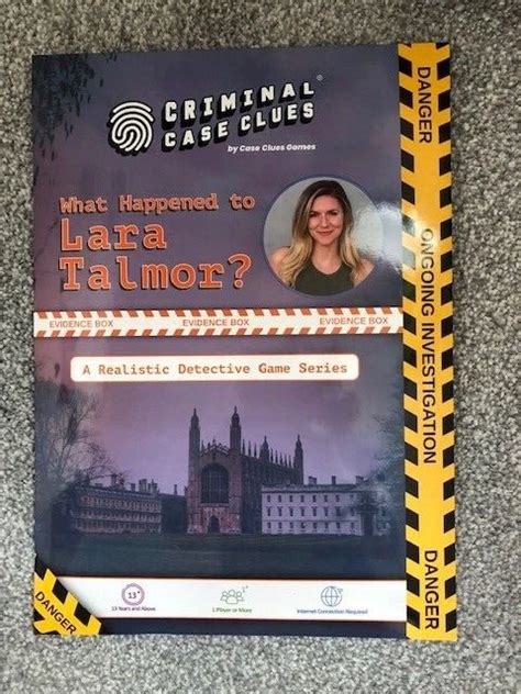 Criminal Case Clues What Happened To Lara Talmor Realistic Detective Game Eur 11 84