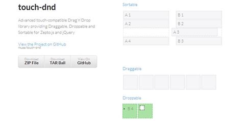 Js Tutorial Touch Dnd Draggable Droppable And Sortable