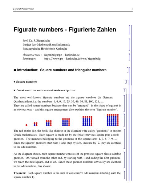 Figurate Numbers Pdf Polygon Triangle