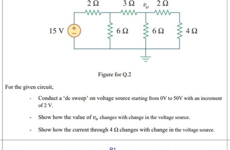 Solved Figure For Q For The Given Circuit Draw The Chegg Com