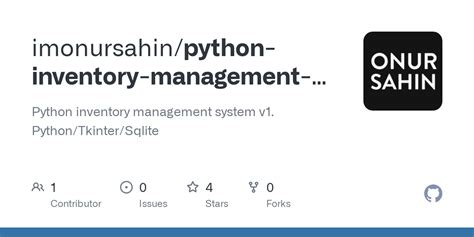 Github Imonursahinpython Inventory Management System Python Inventory Management System V1