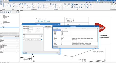 Text Replacement Variables In Open Bim Layout Learning Cype