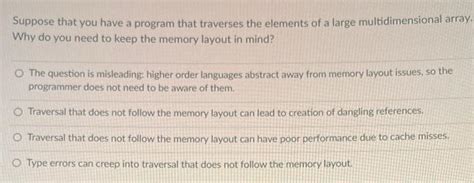 Solved Suppose That You Have A Program That Traverses The