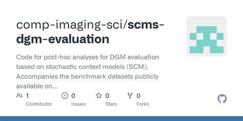 Github Comp Imaging Sci Scms Dgm Evaluation Code For Post Hoc