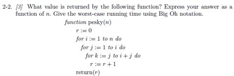 Math Algorithm Analysis Question From Skienas Algorithm Design Manual Stack Overflow
