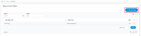 How Do I Create A New Resource Sub Folder Formitize Help Desk