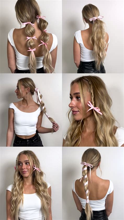 Bow Hairstyles Stijl Haar Haarstijlen Lang Haar Kapsels