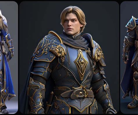 Artstation 310 Anduin Character Reference Image Pack V 23 4k Artworks
